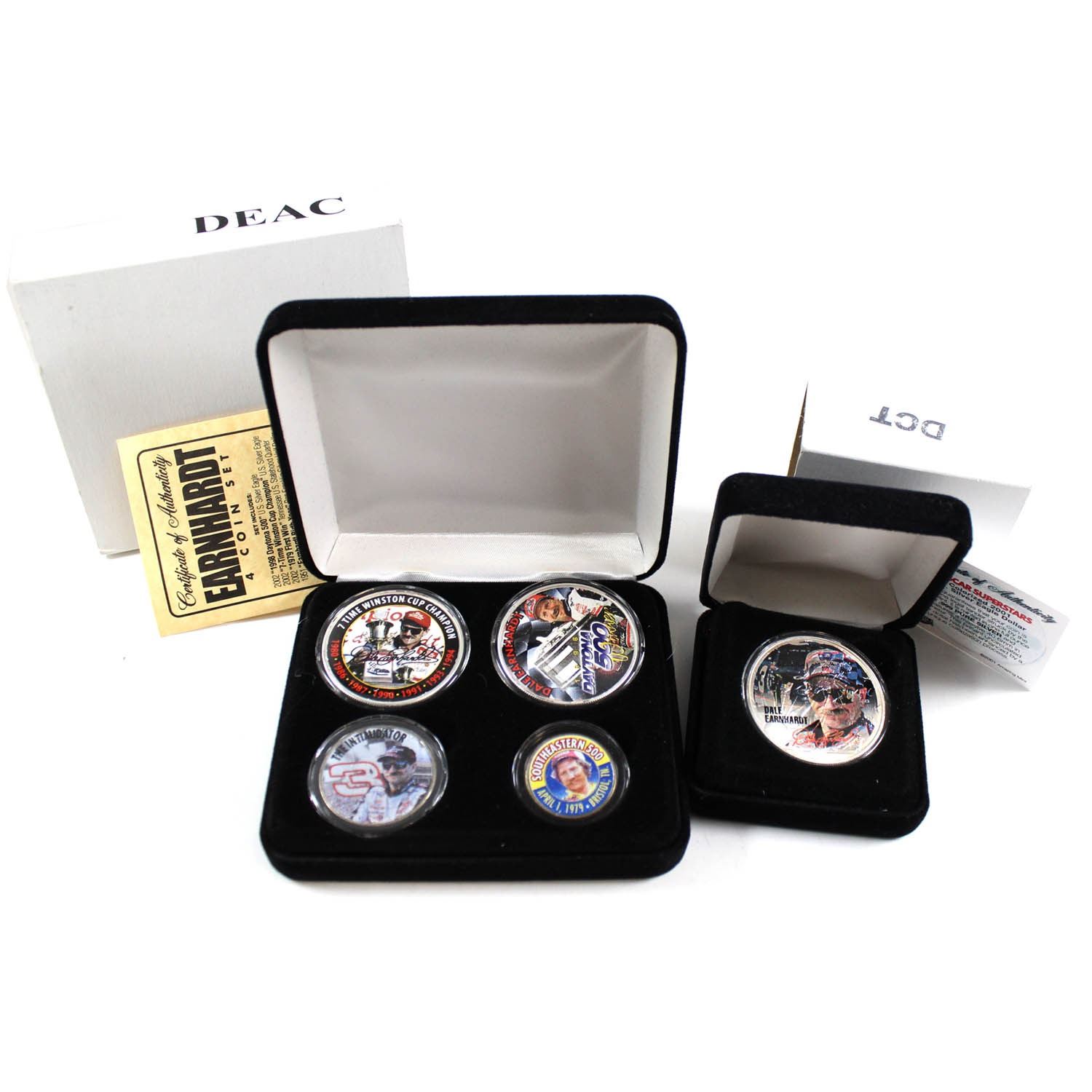 United States- Dale Earnhardt Coloured Coin Collection. You will ...
