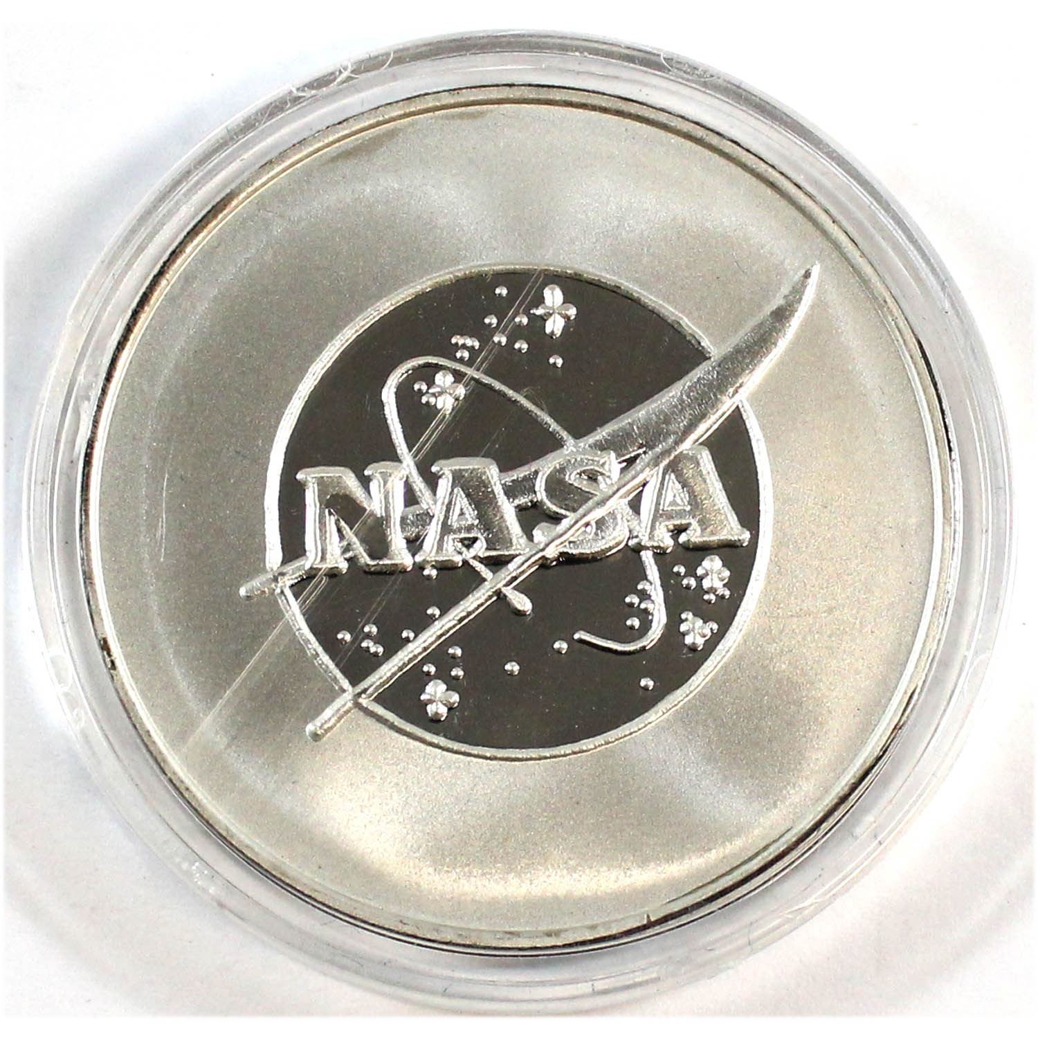 Numbered NASA 100th United States Manned Mission 1oz Fine Silver Round ...