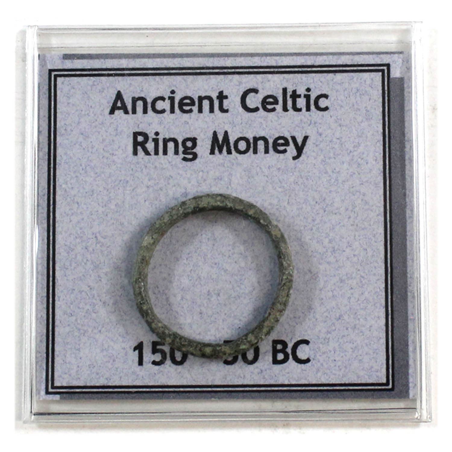 150-50 BC Ancient Celtic ring money.
