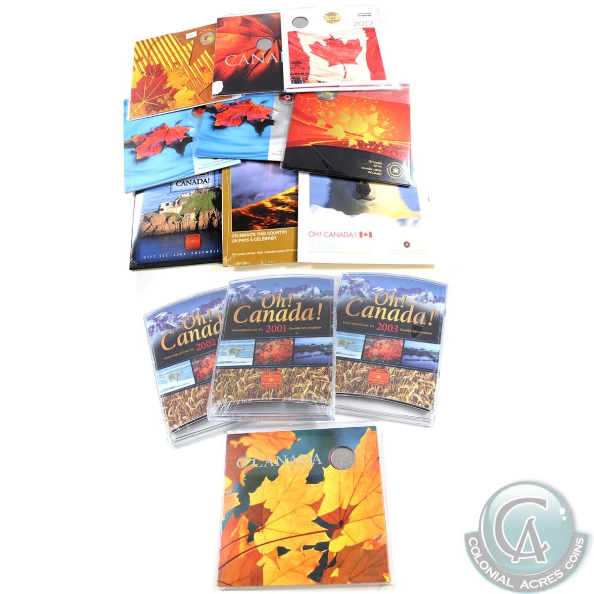 2001-2013 Oh Canada Uncirculated Sets. The dates you will receive are ...