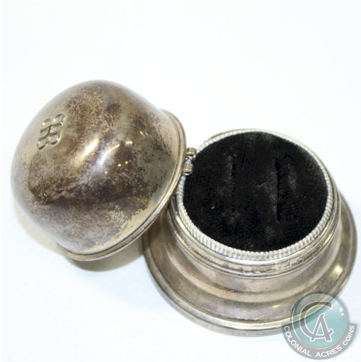 Pair of Birks Sterling Silver Ring Boxes. You will receive a Bell ...