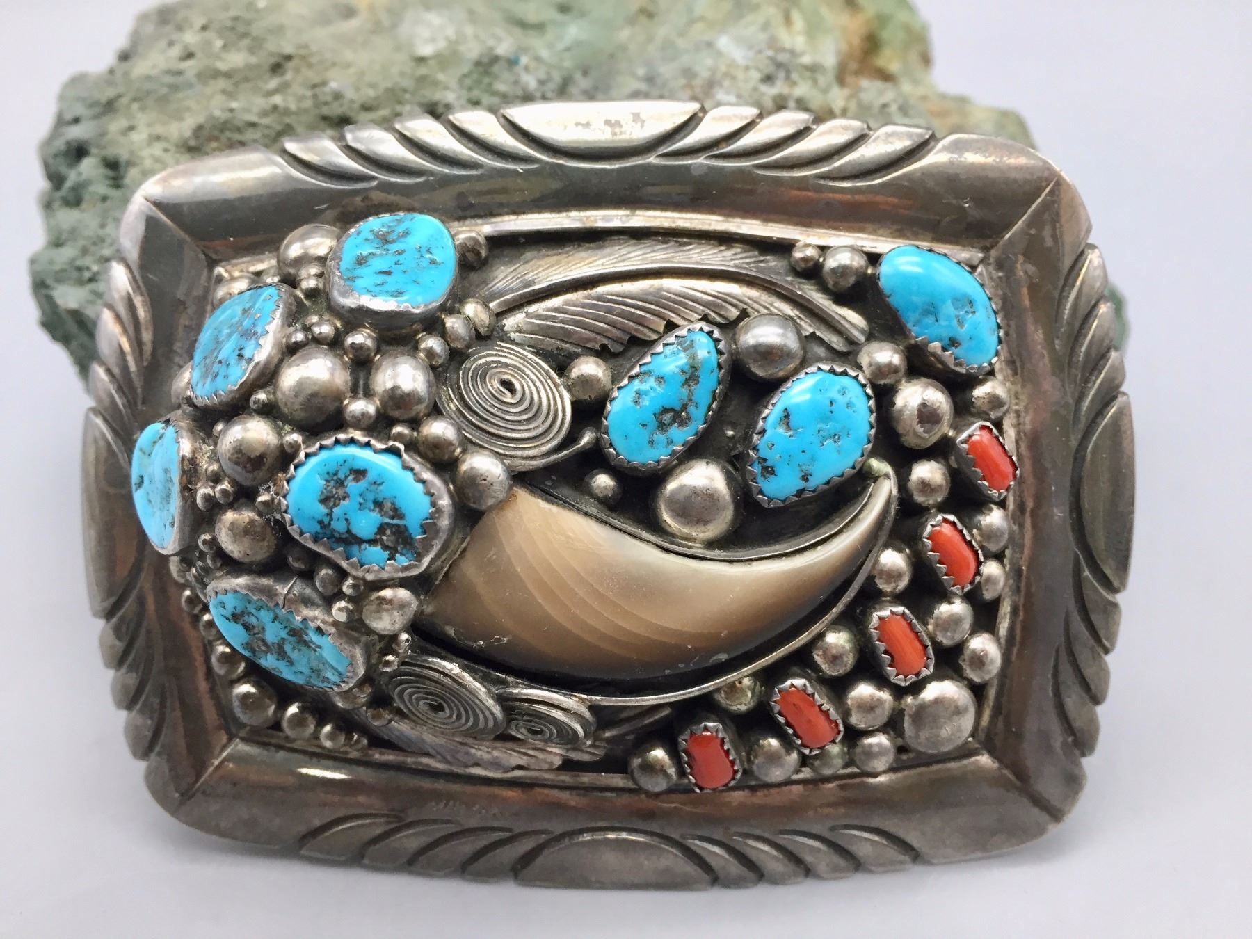 Vintage Handmade Belt Buckle - Jackie Singer