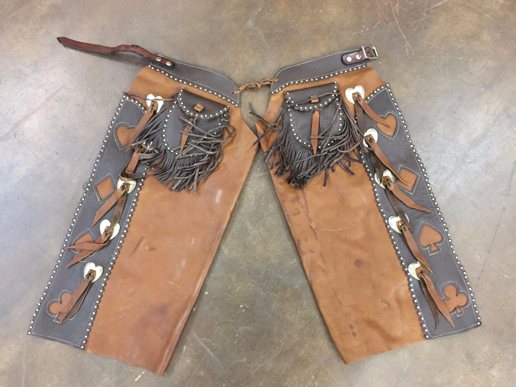 Pair of Fancy Vintage Kids Chaps