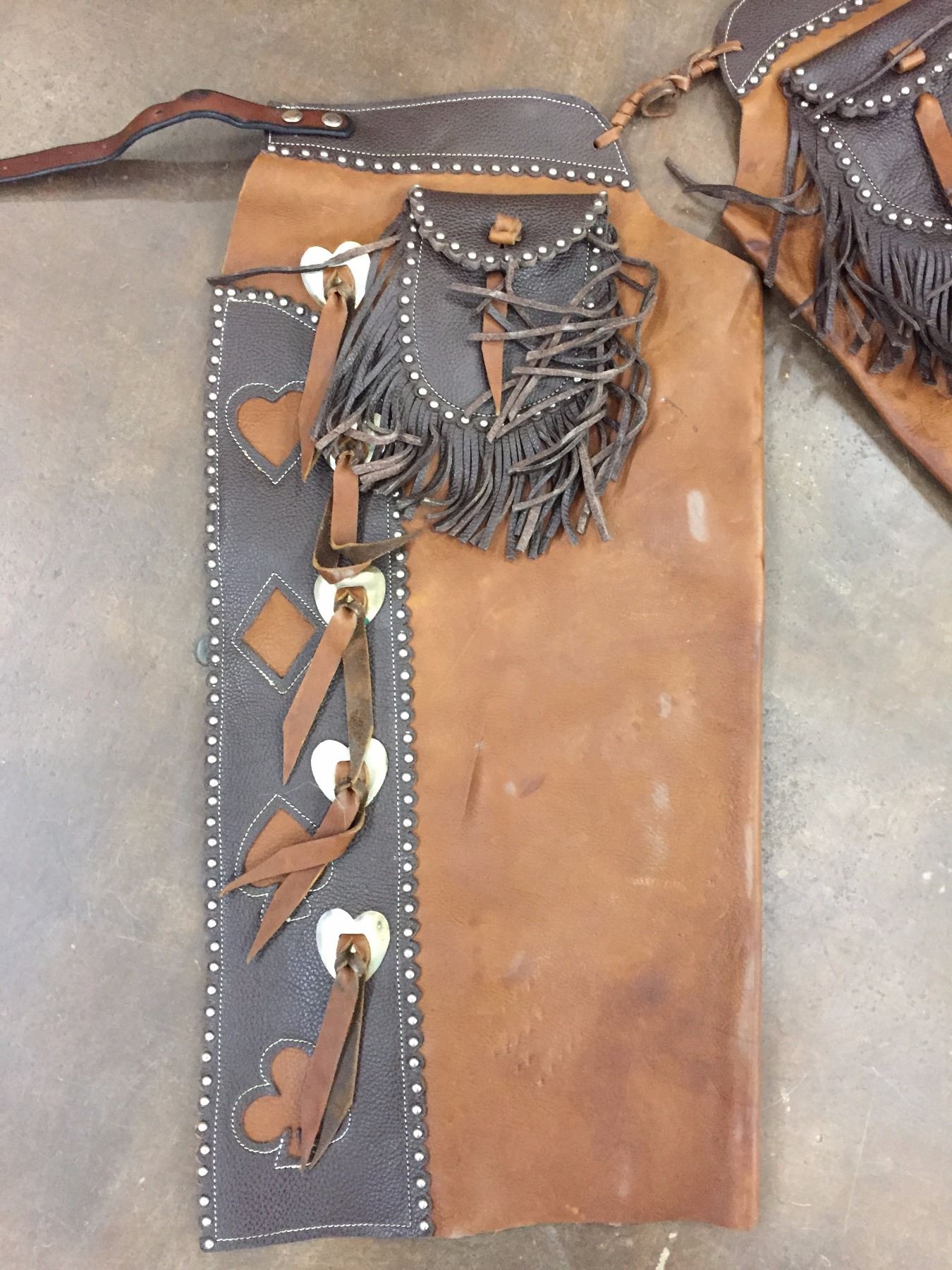 Pair of Fancy Vintage Kids Chaps