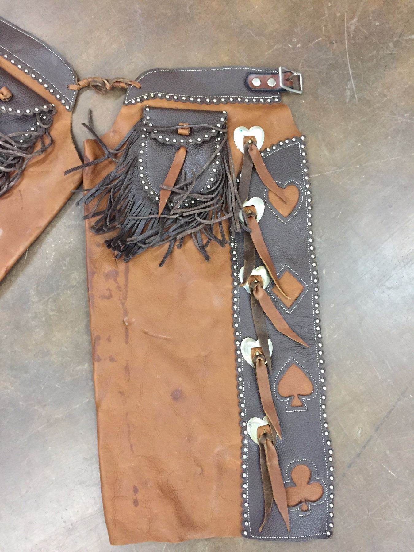 Pair of Fancy Vintage Kids Chaps