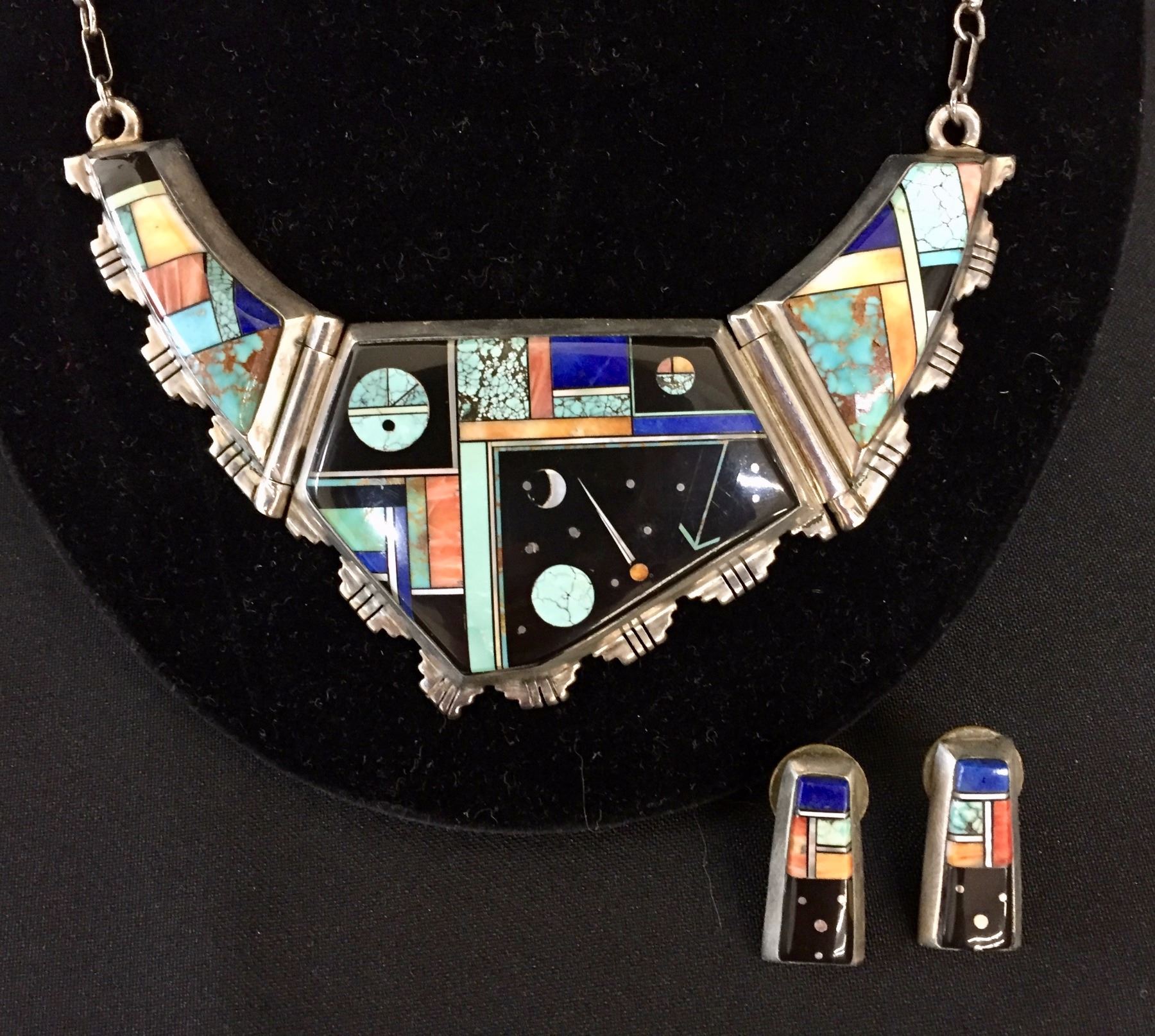 Inlay Necklace Set - Alvin Yellowhorse