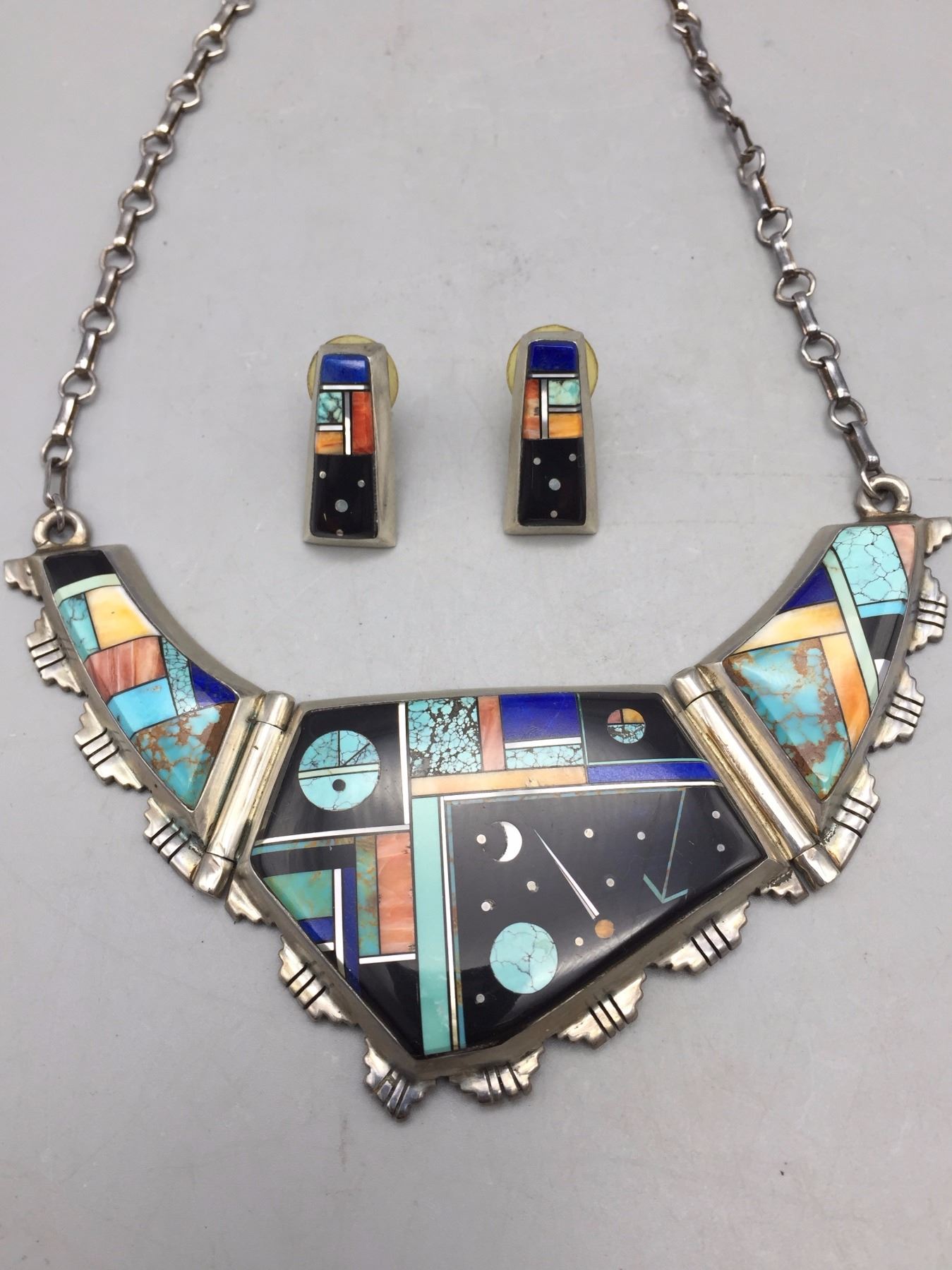 Inlay Necklace Set - Alvin Yellowhorse