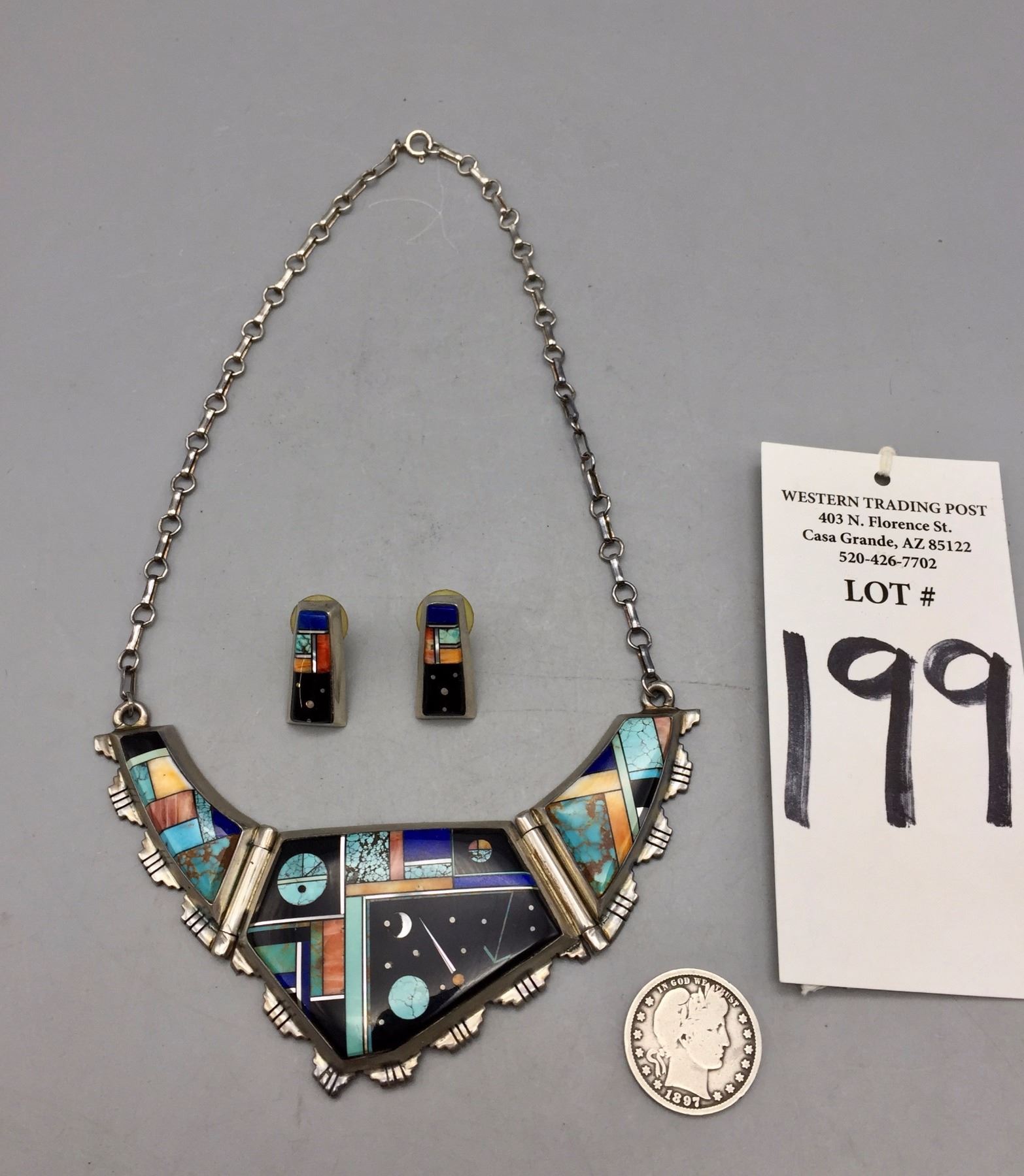 Inlay Necklace Set - Alvin Yellowhorse