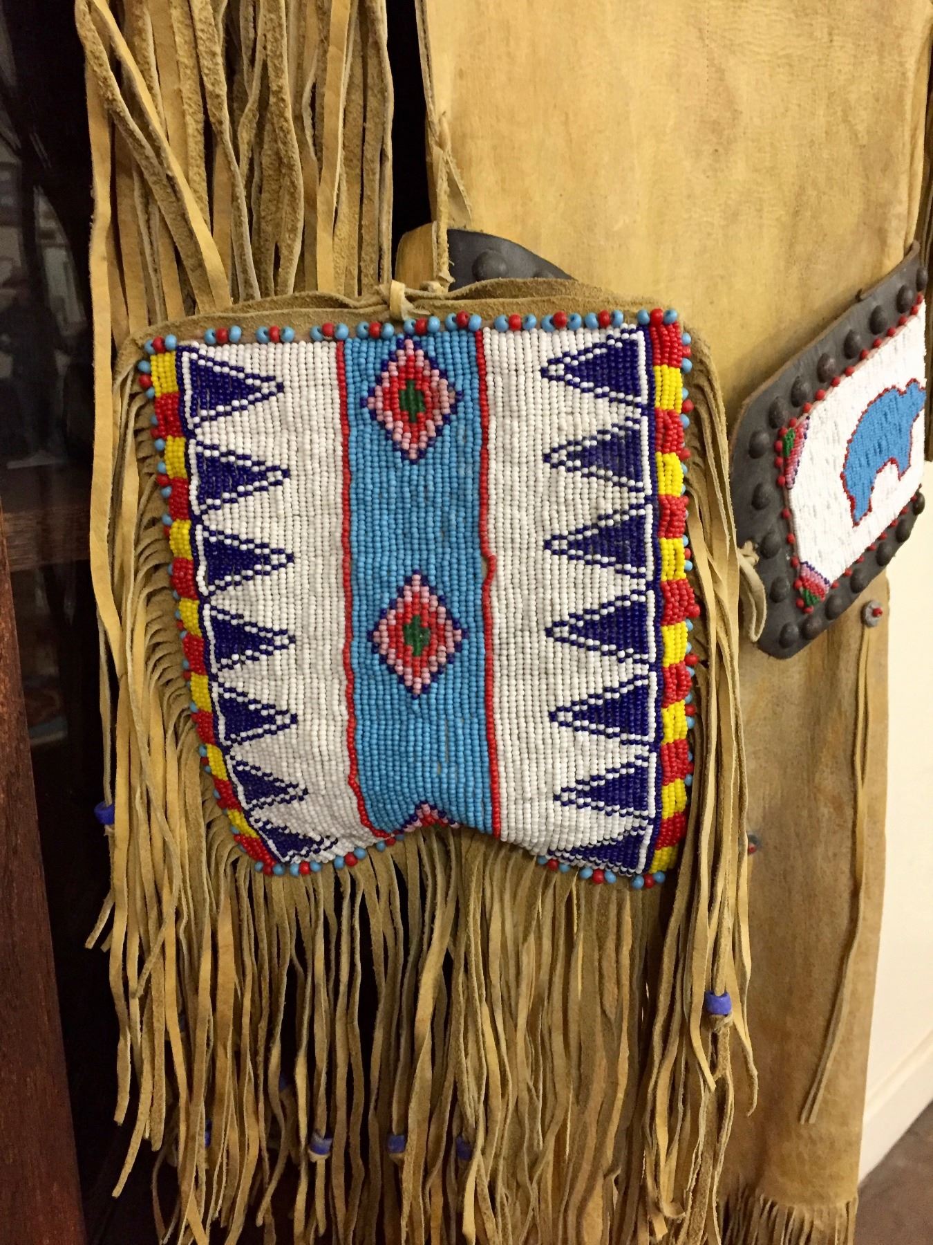 Sioux Beaded Dress and Accessories