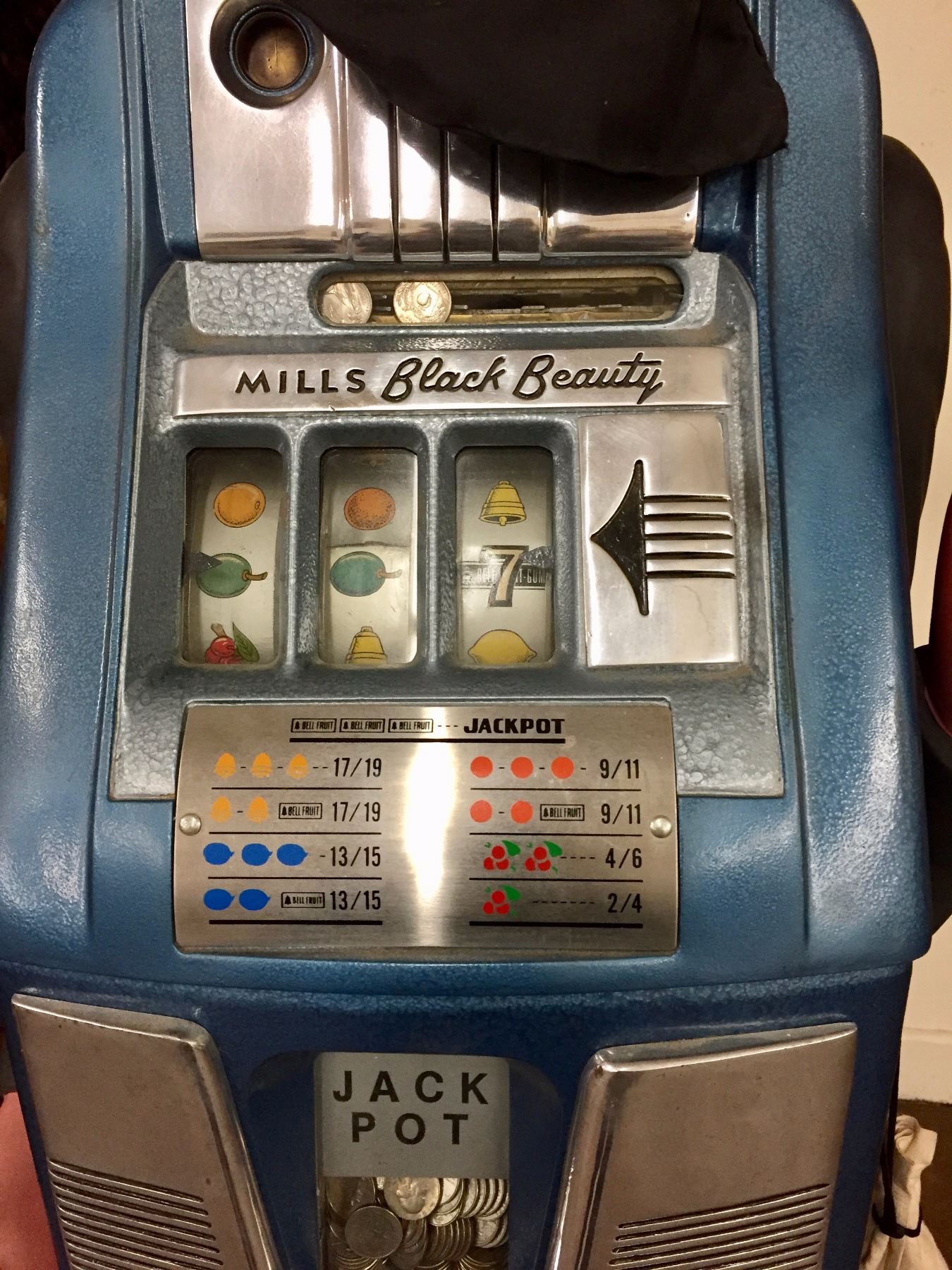 “Black Bart” Antique Mills Slot Machine