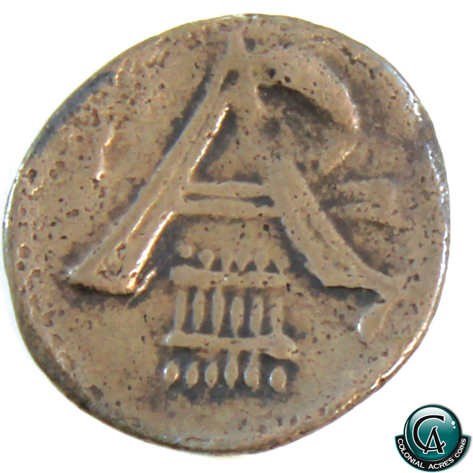 Ancient Greece C370-280 BC. Arkadian League Silver Obol, Head of Pan ...