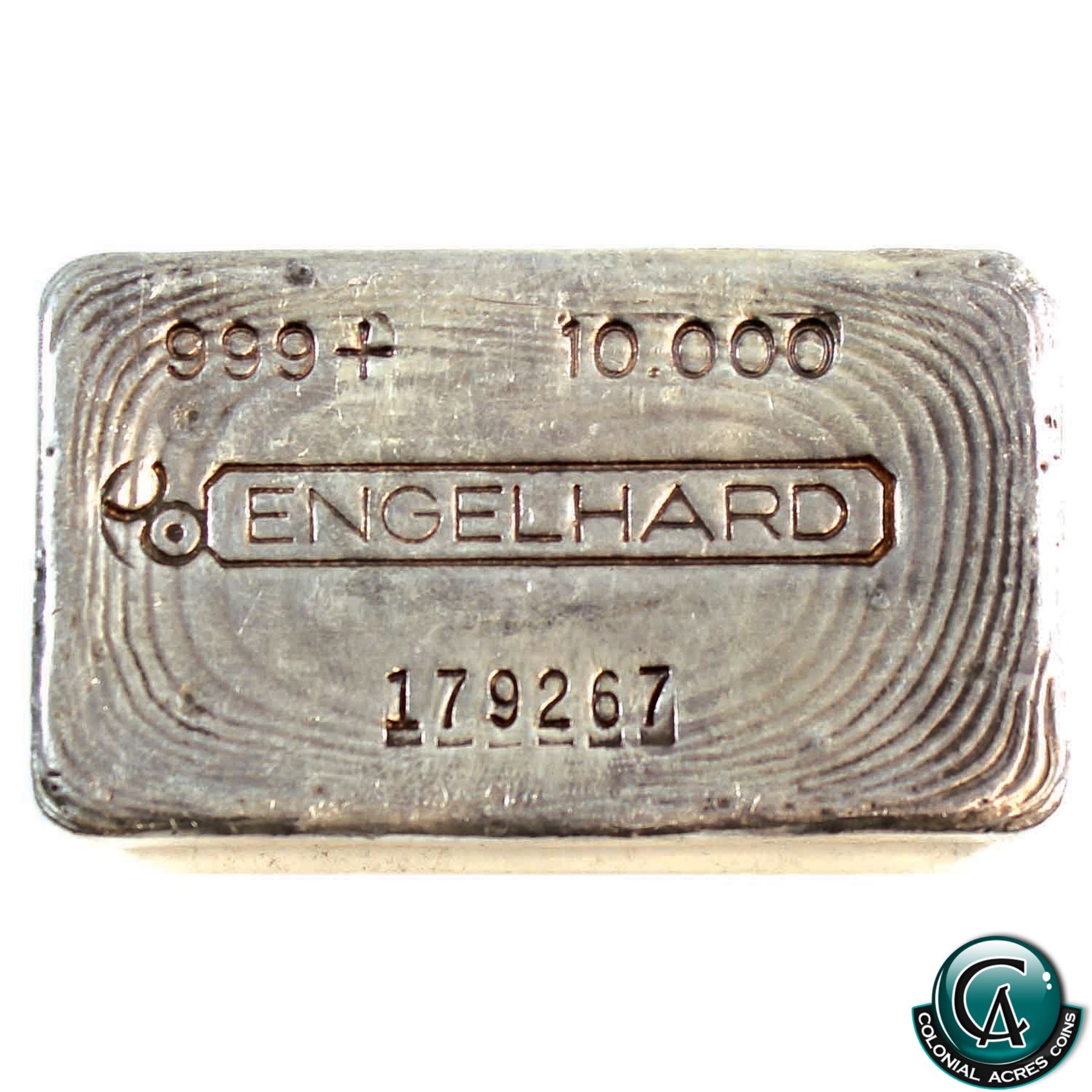 RARE Engelhard Canada 10oz Fine Silver Bar - 3rd Series (Tax Exempt ...