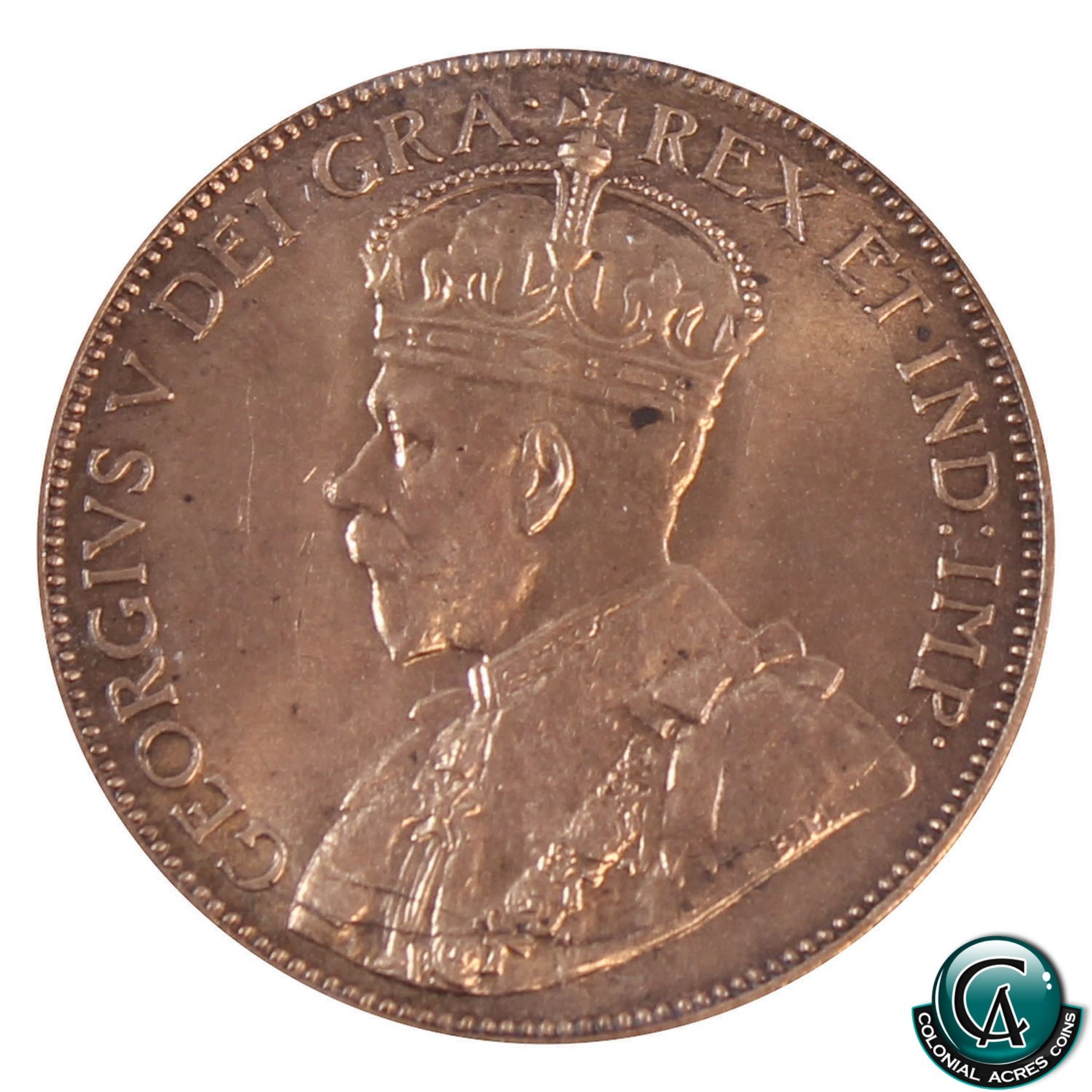 Newfoundland 1-cent 1936 ICCS Certified MS-64 Red. Beautifully struck ...