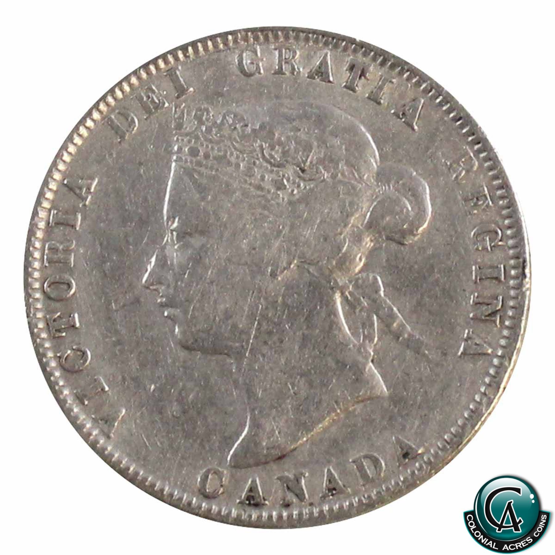 25-cent 1872H Obverse 2 Die Break A ICCS Certified VG-10. *Rare Variety ...