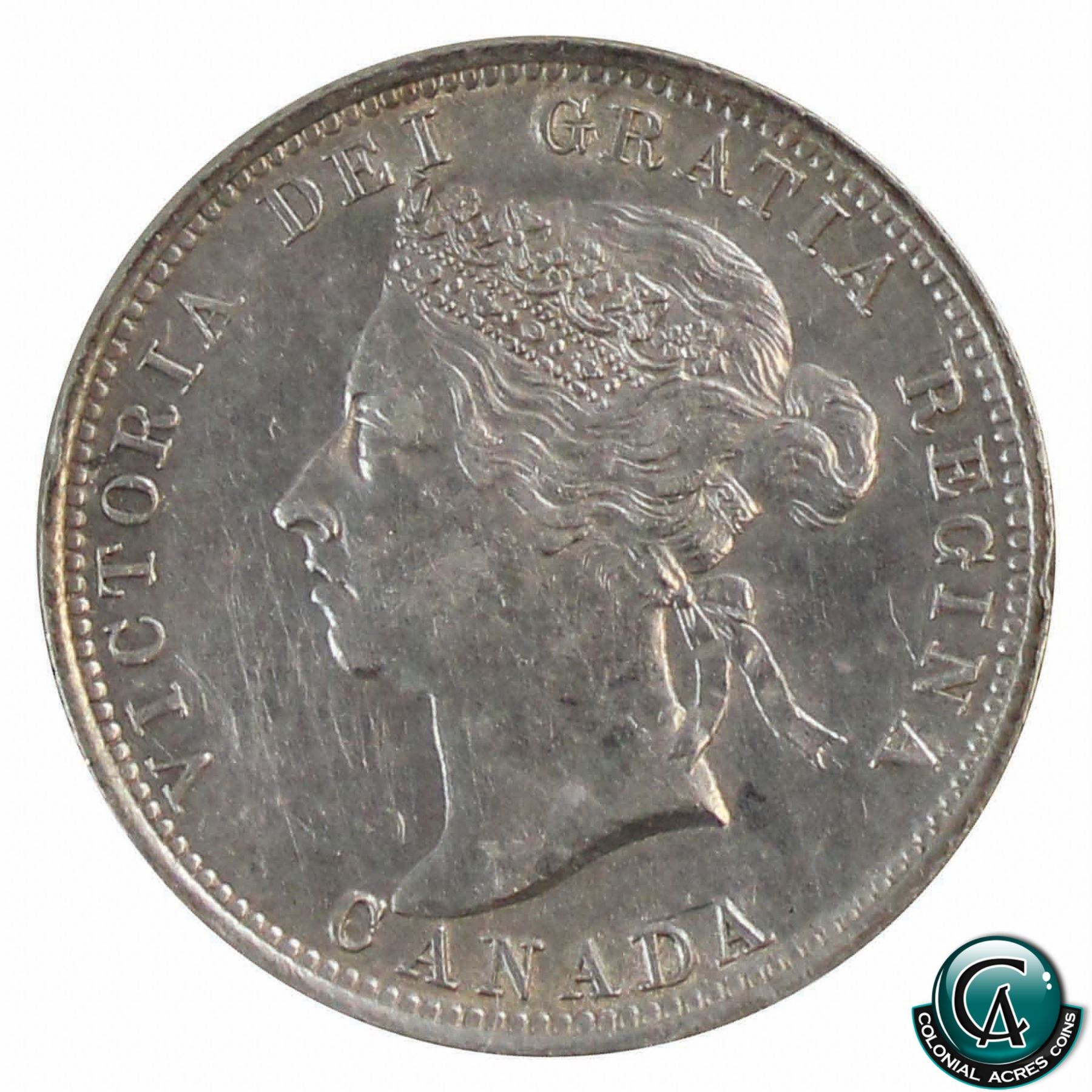 25-cent 1899 ICCS Certified AU-55!