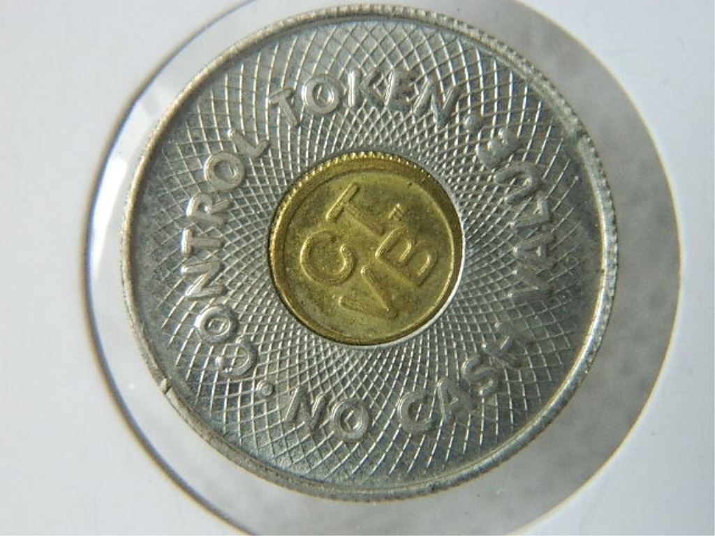COIN - TOKEN - CONTROL TOKEN - CT VB - NO CASH VALUE - CT 102
