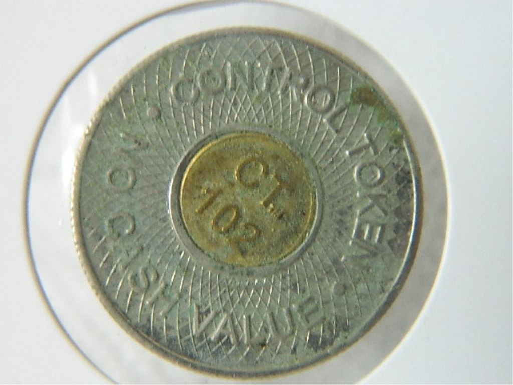 COIN - TOKEN - CONTROL TOKEN - CT VB - NO CASH VALUE - CT 102