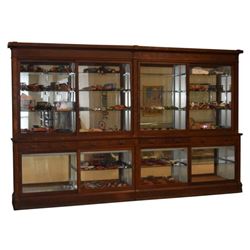 Large Country Store Wall Unit Display Case