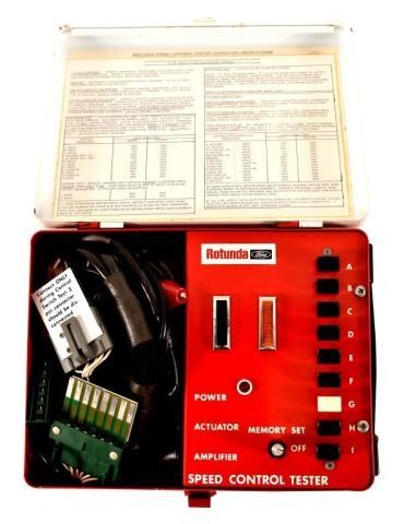 Rotunda Speed Control Tester