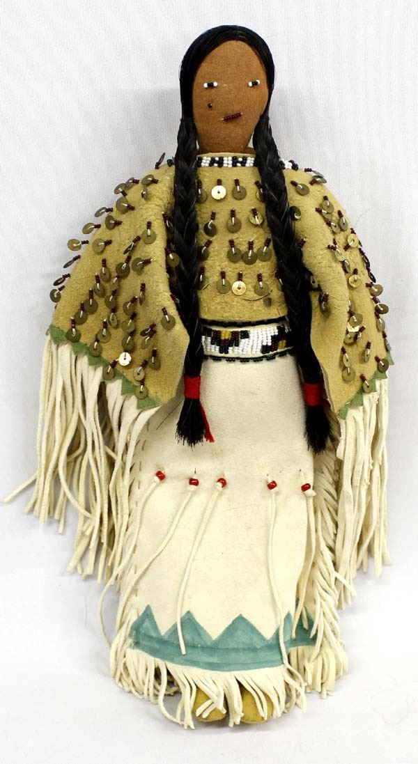 Native American Lakota Sioux Beaded Doll
