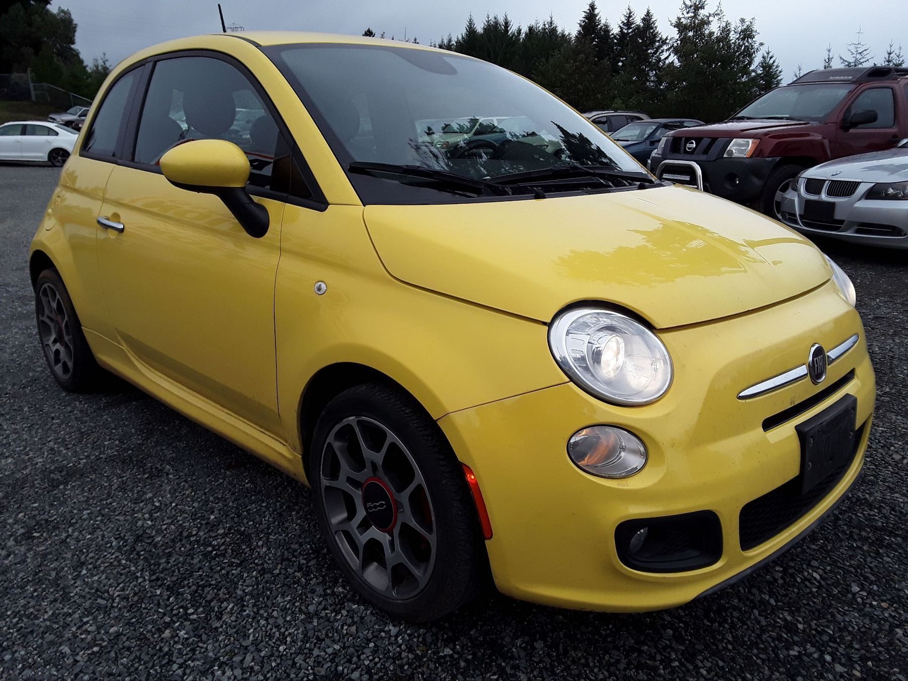 C1 -- 2014 Fiat 500 , Yellow , 96094 KM's