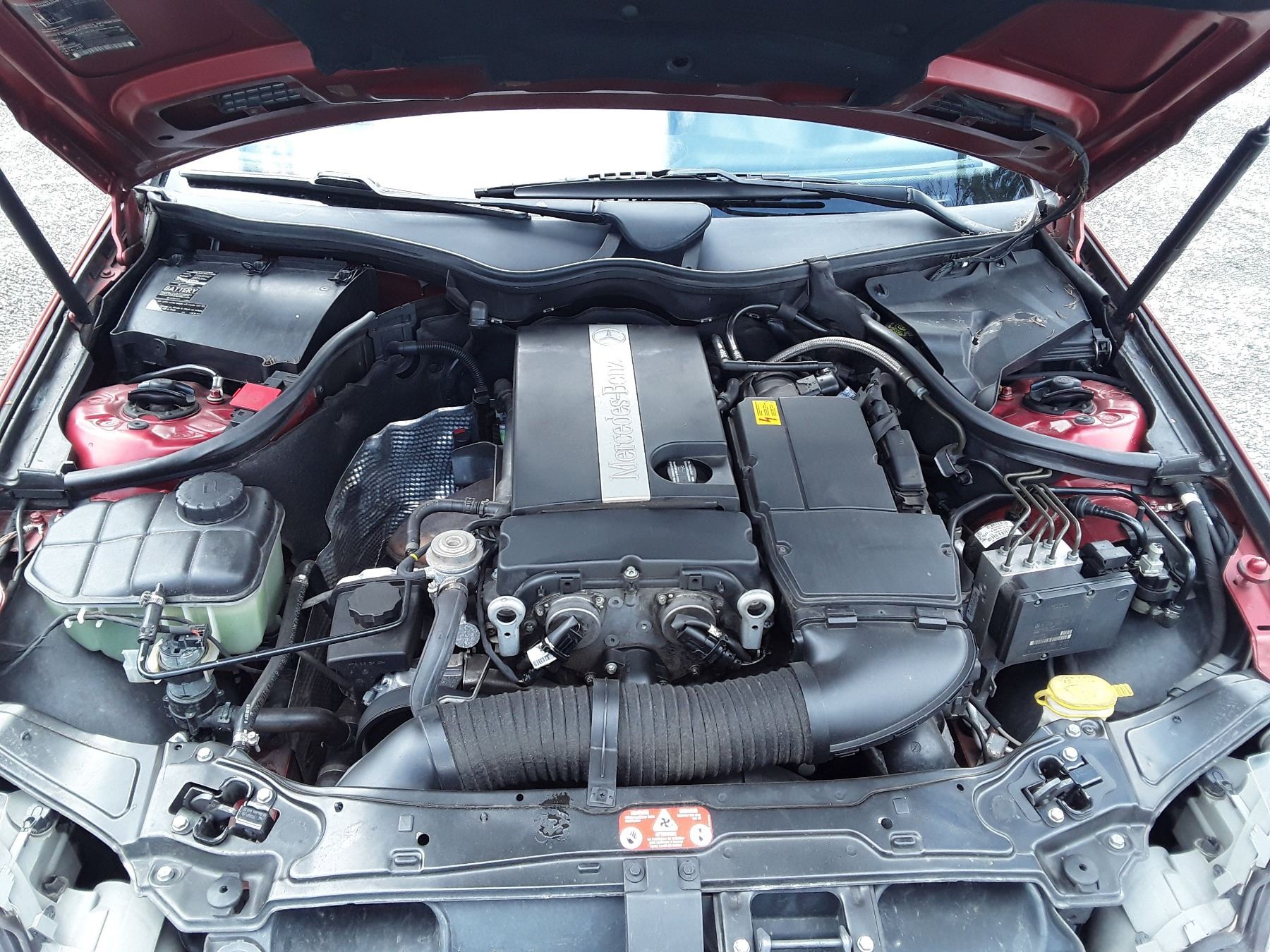 B3 -- 2003 MERCEDES C230 , Orange , 165006 KM's