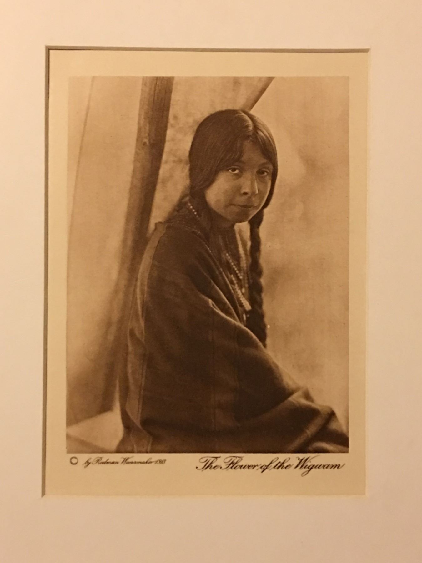 Photogravure Wanamaker Dixon Expedition A Young Girl
