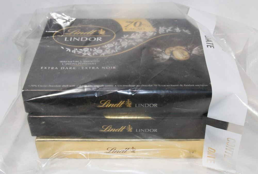 3 ASSORTED BOXES OF LINDOR CHOCOLATES