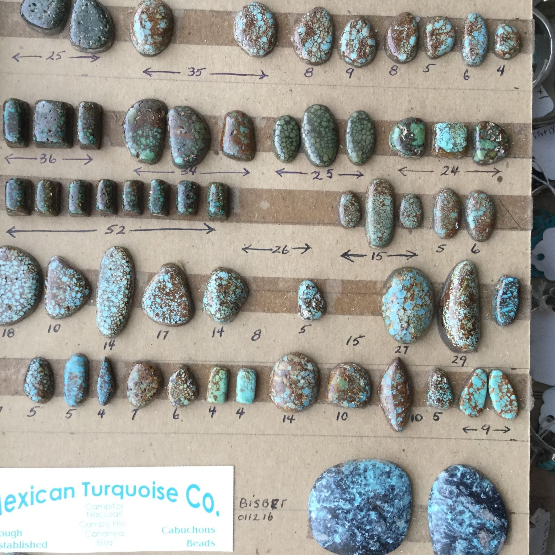 Jeweler's Turquoise Card