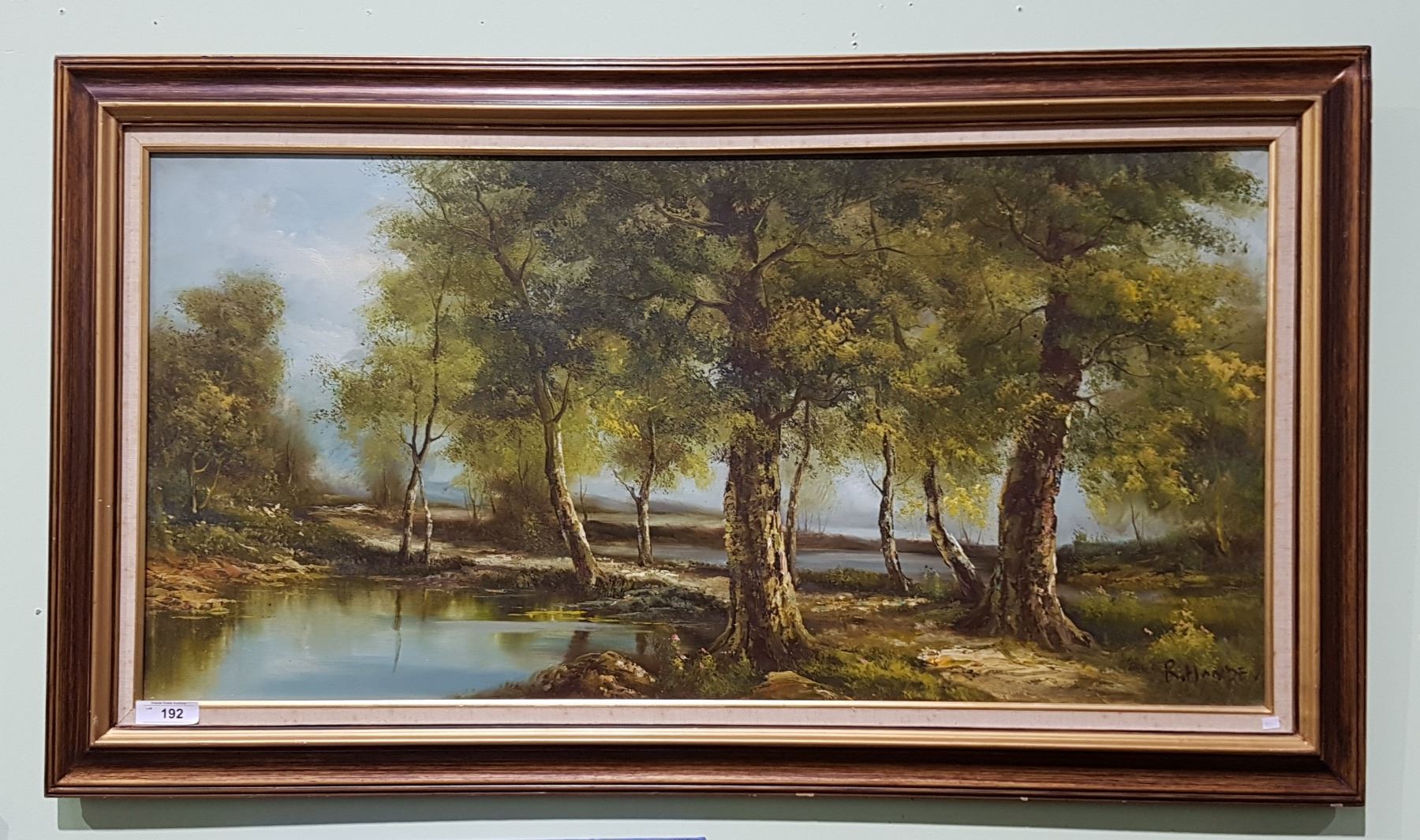 SIGNED OIL ON CANVAS