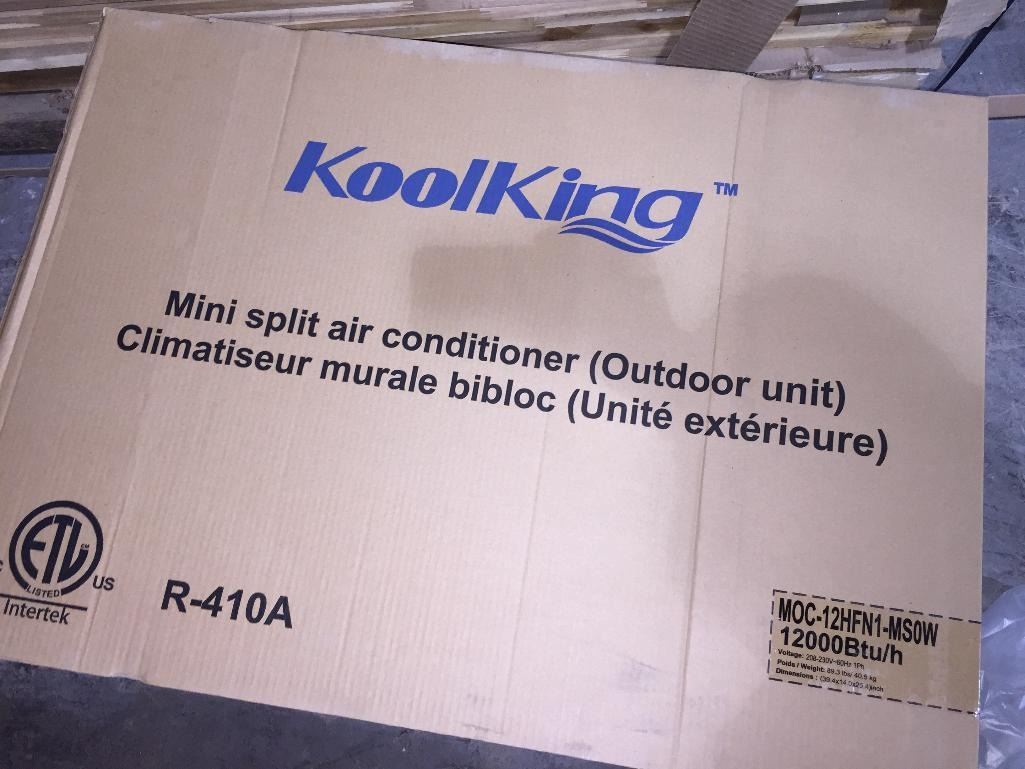 Kool King 12,000 btu/h Mini Split Air Conditioner Model: MOC-12FN1-MS0W
