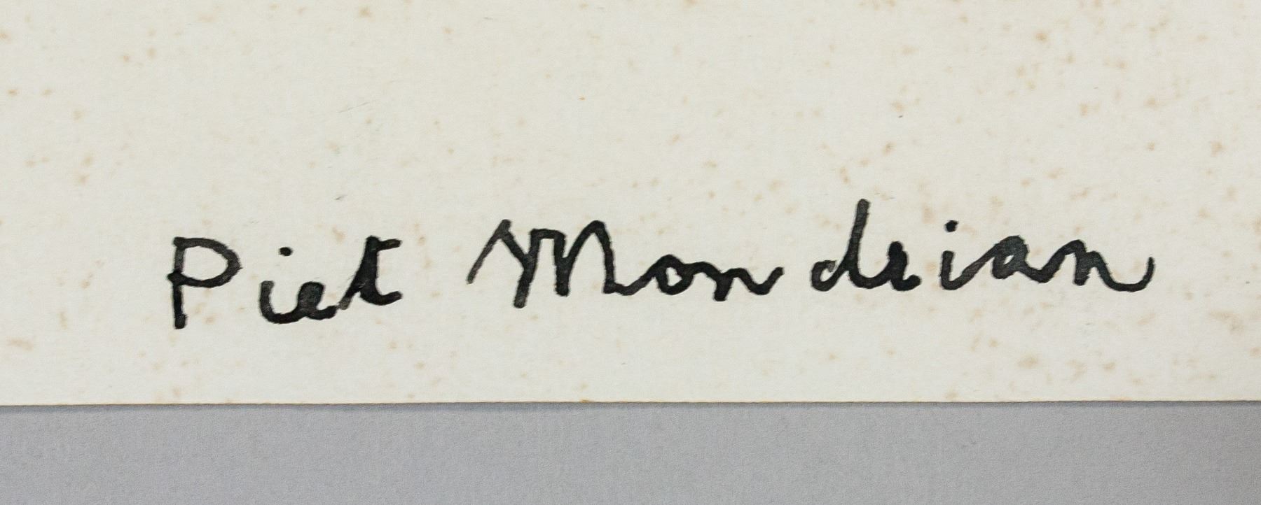 Dutch Expressionist Oil Signed Piet Mondrian