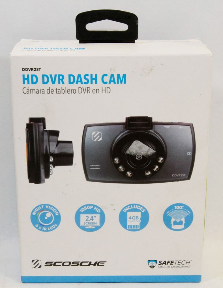 SCOSCHE 1080P HD DASH CAMERA W/ NIGHT VIS