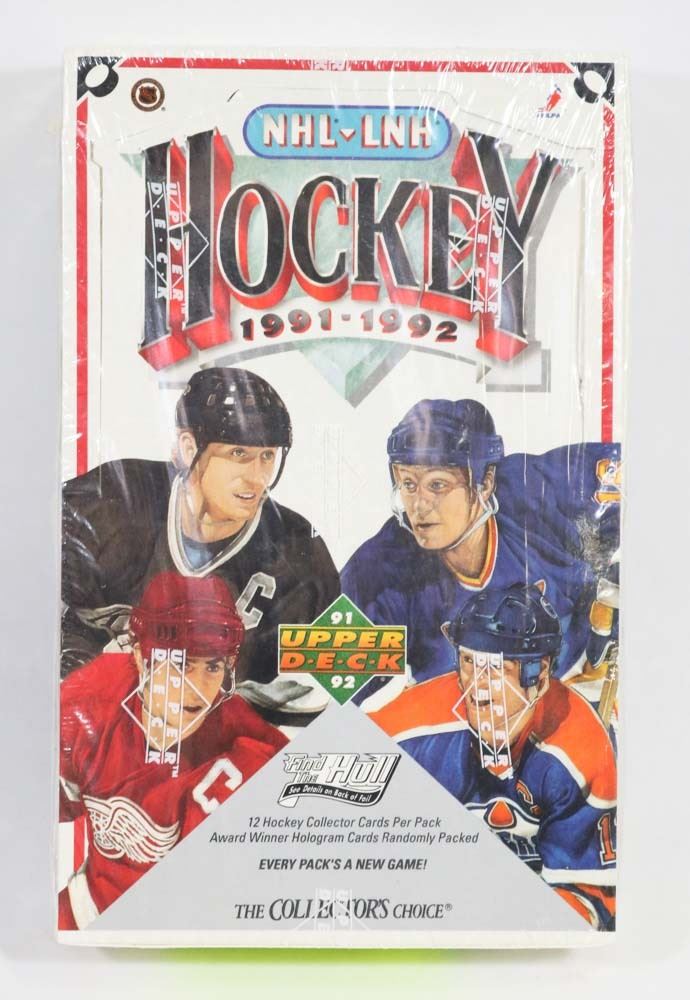 1991-92 UPPER DECK HOCKEY FACTORY SEALED BOX