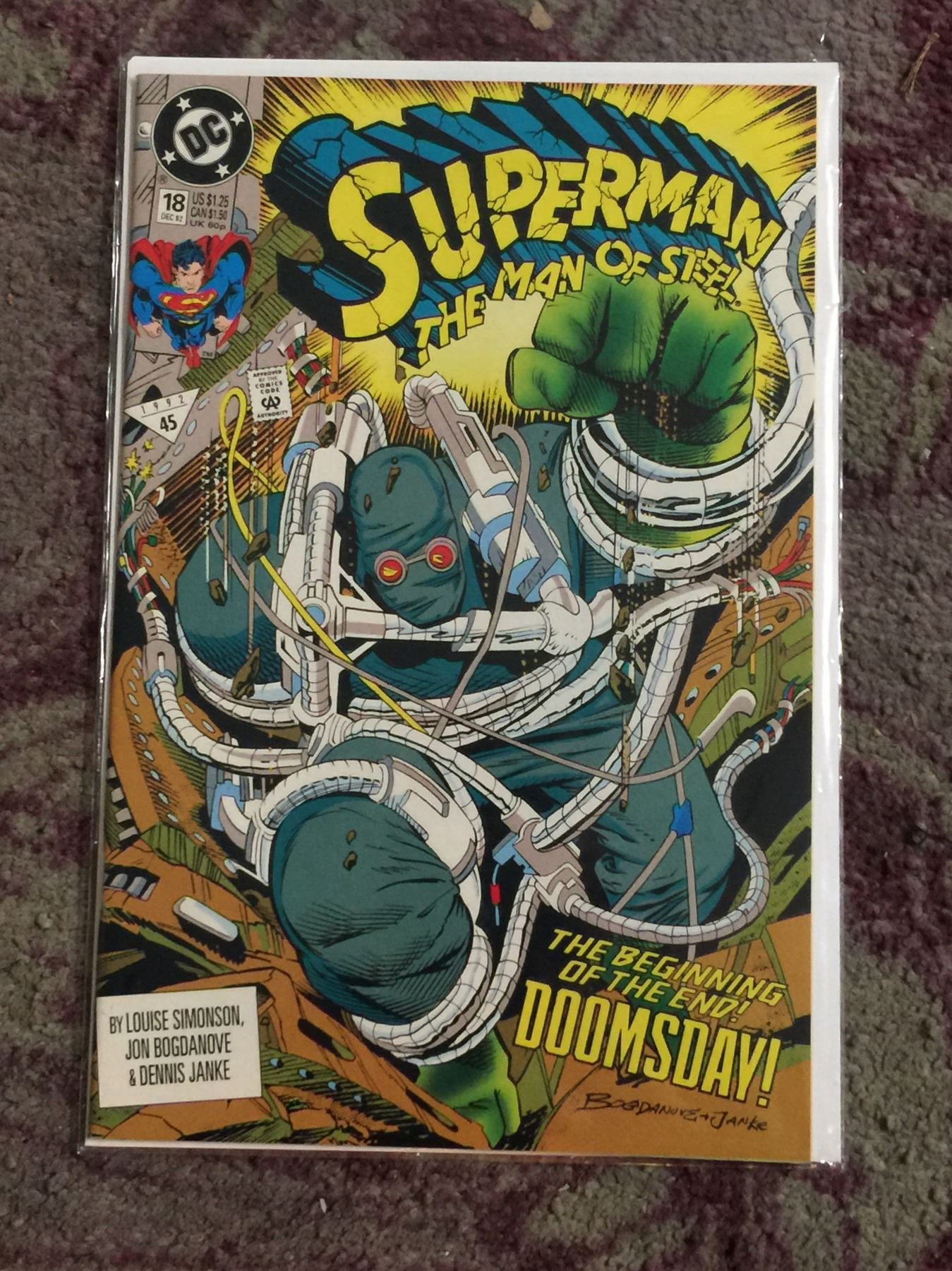 SUPERMAN THE MAN OF STEEL #18 (DC COMICS)