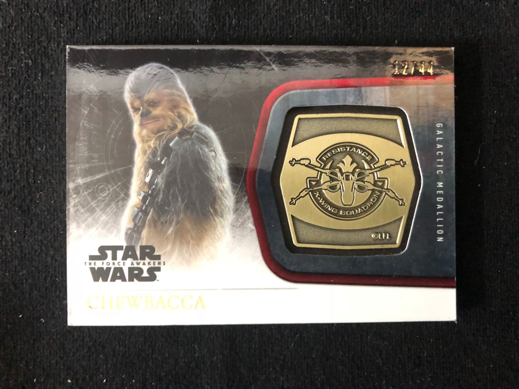 STAR WARS FORCE AWAKENS GALACTIC MEDALLION (CHEWBACCA)