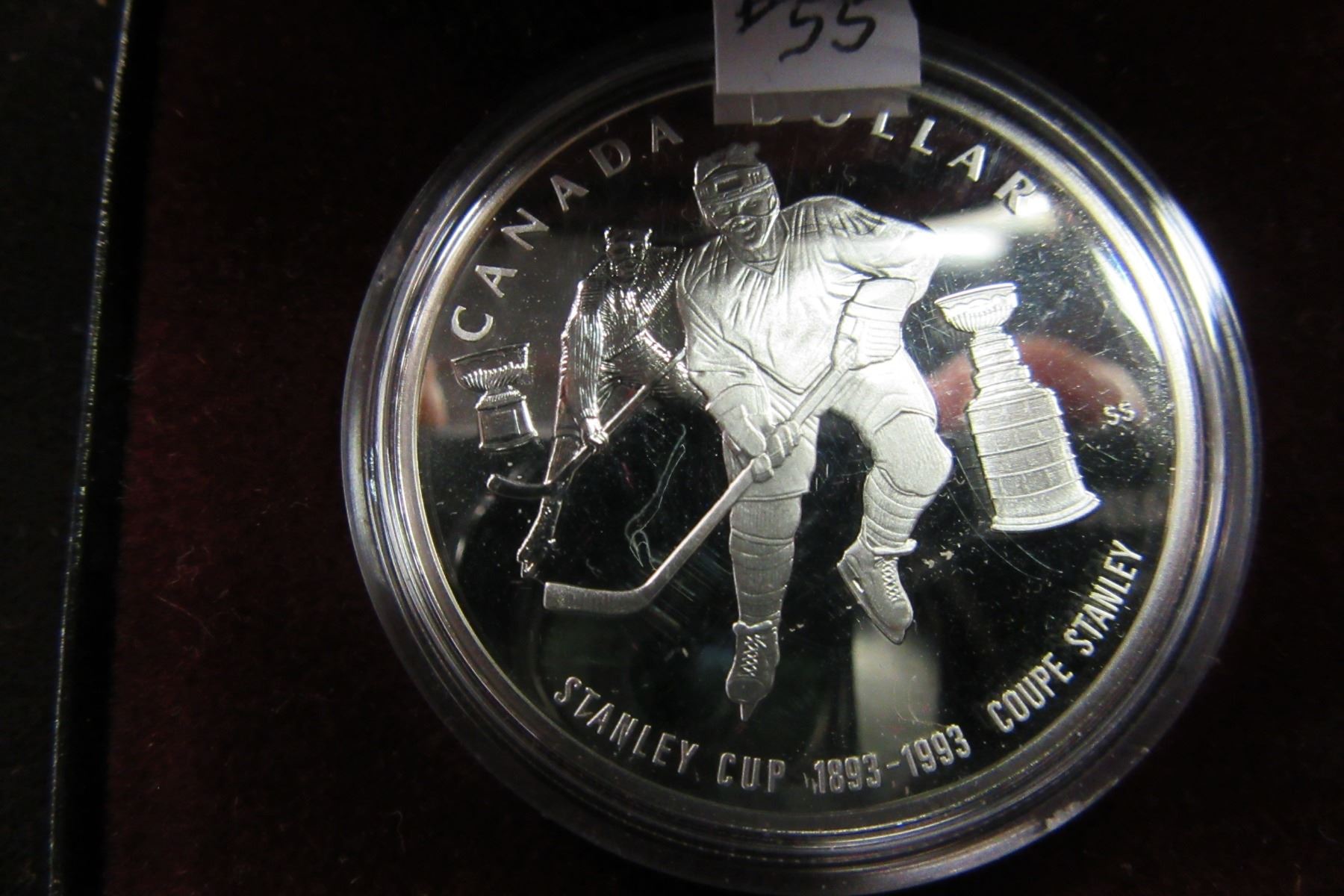 1993 CANADA STANLEY CUP SILVER DOLLAR