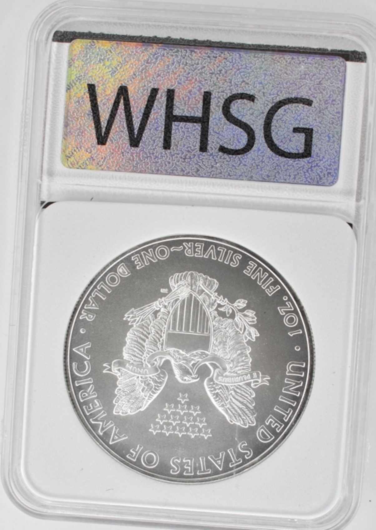 2009 AMERICAN SILVER EAGLE, WHSG PERFECT GEM BU