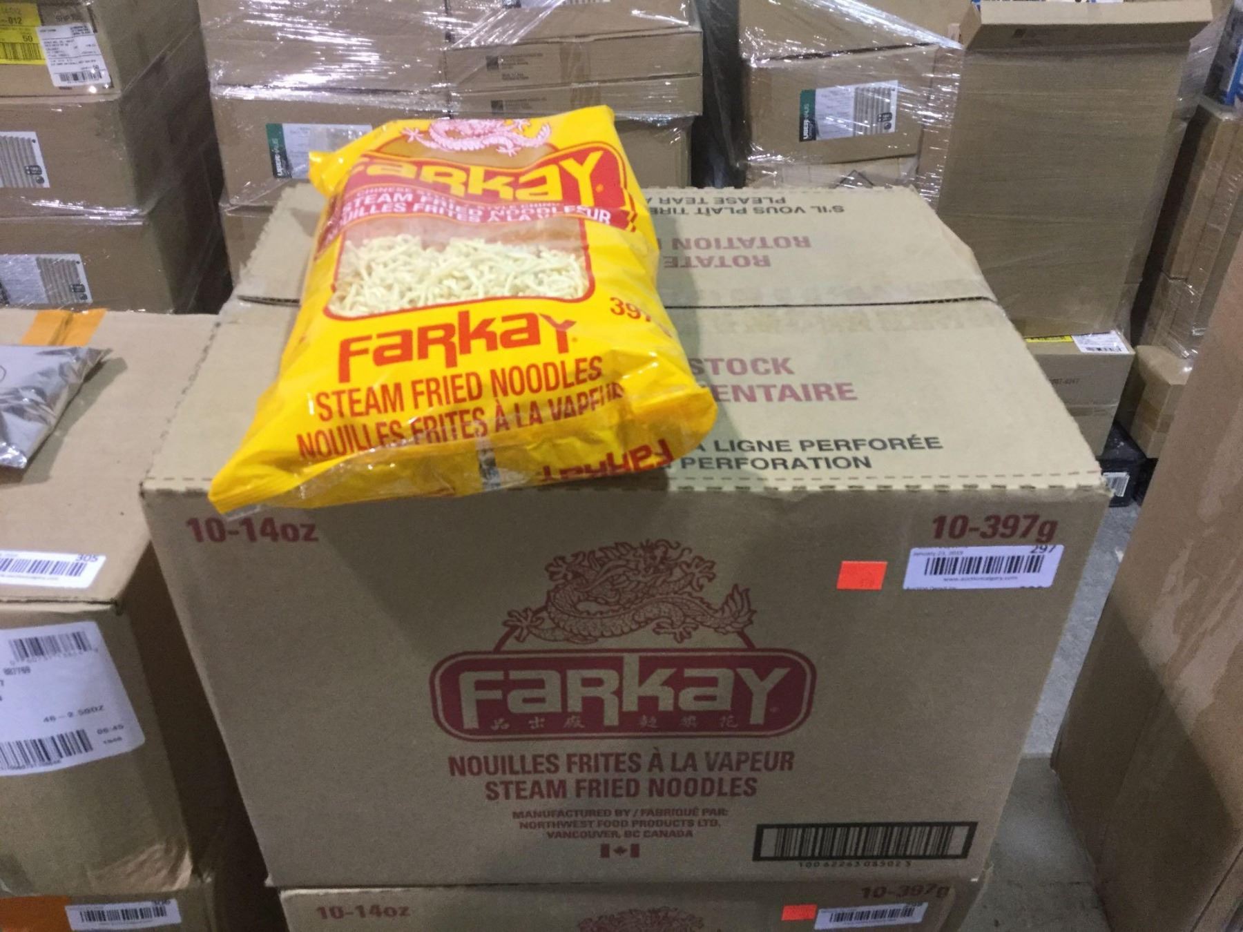 Case of Farkay Steam Fried Noodles (10 x 397g)