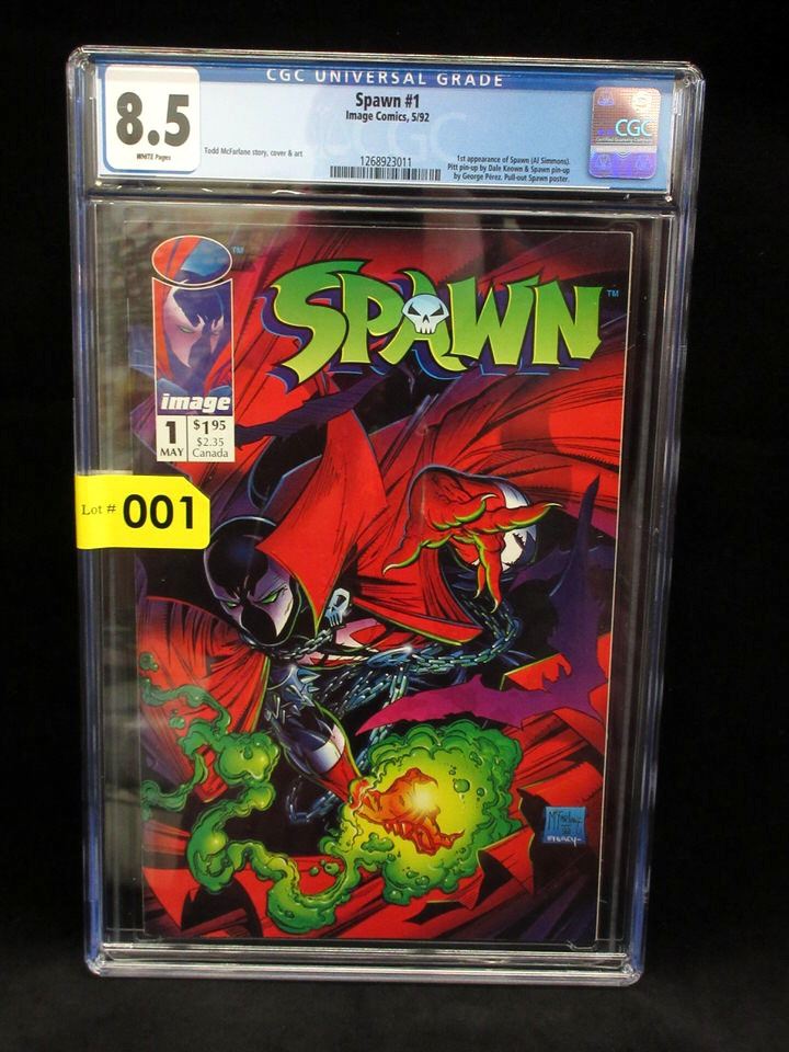 Graded 1992 "Spawn # 1" Comic - Image Comics