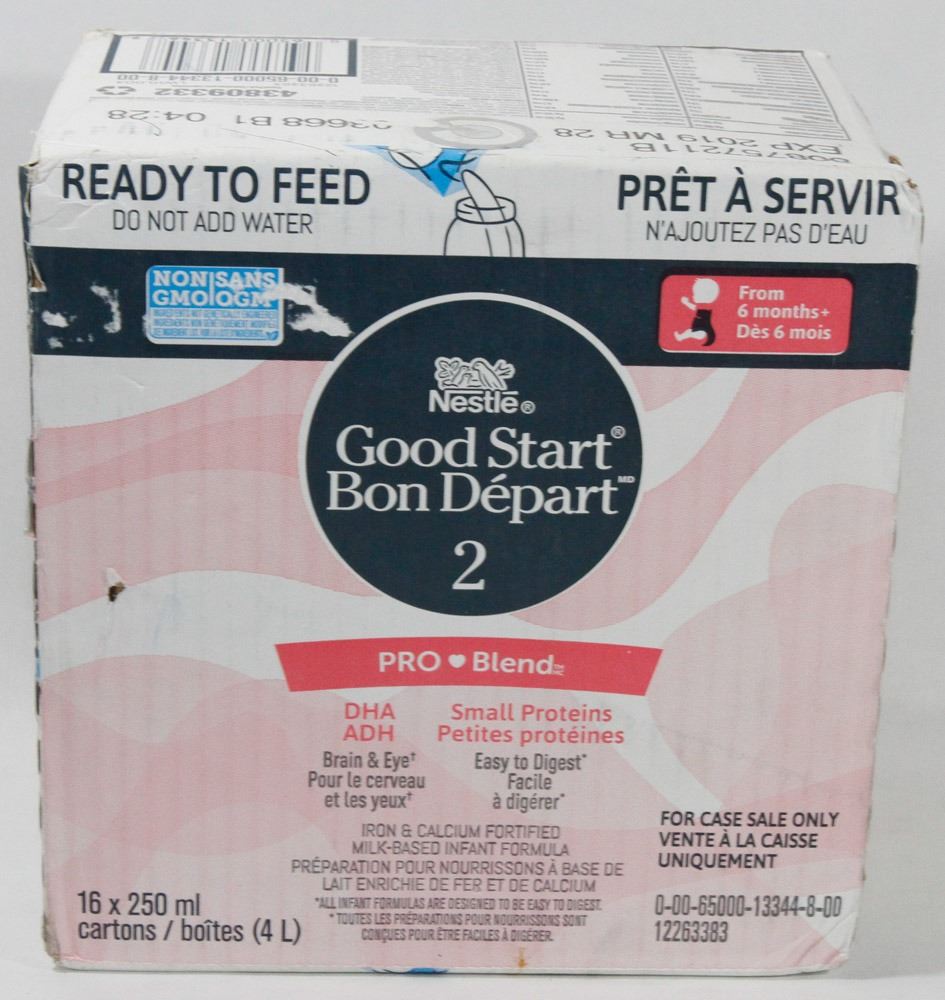 NESTLE GOOD START 2 PRO BLEND, 16-250ML BOTTLES