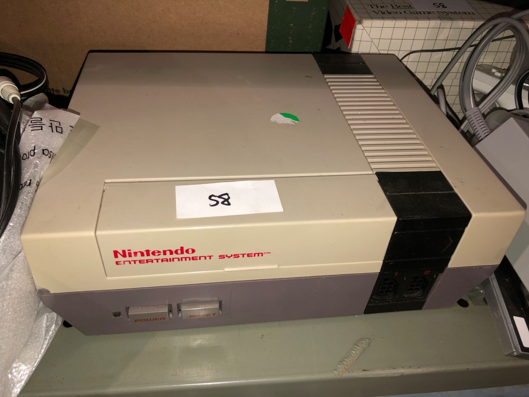 Original gaming systems, old SEGA, Nintendo with games