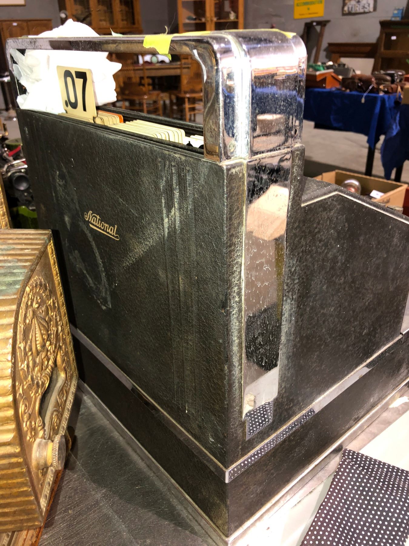 Extremely rare "National" brass model 313 NCR 1911 "Candy Store" Barber ...