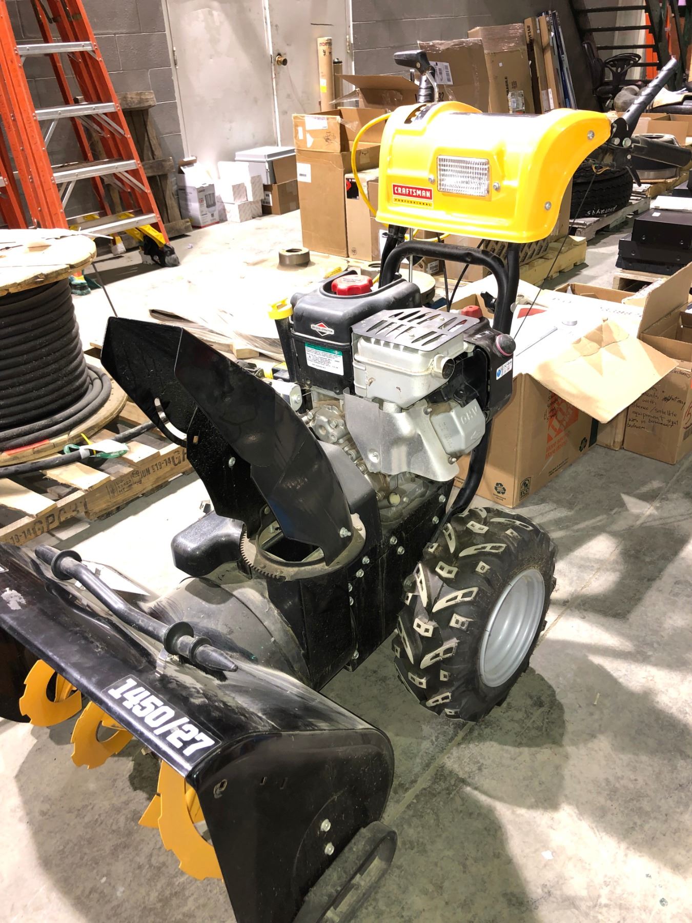 "Like new" Craftsman Commercial snowblower, 1450/27, electric start ...