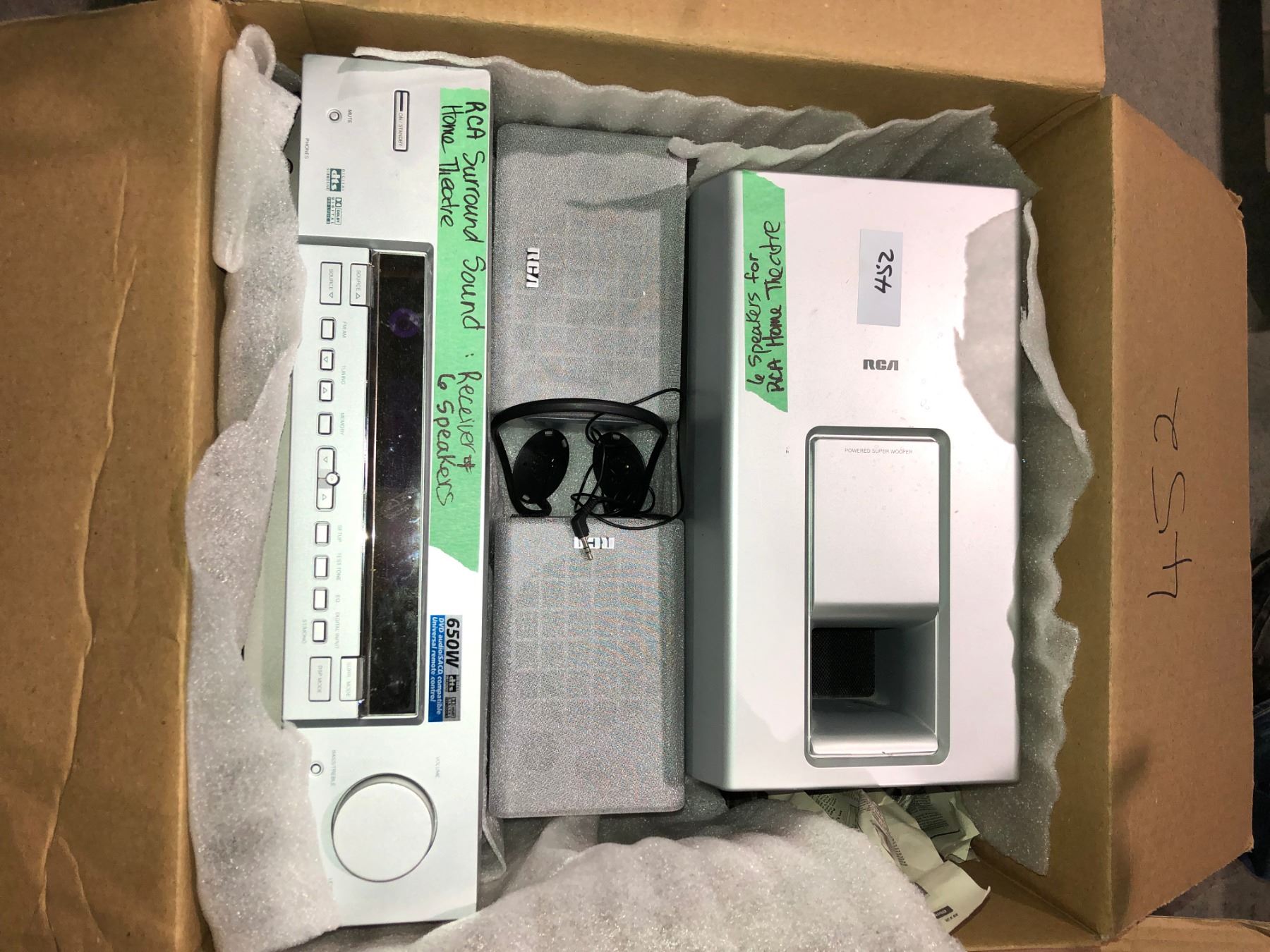 RCA surround entertainment system stereo equipment, CD player ...