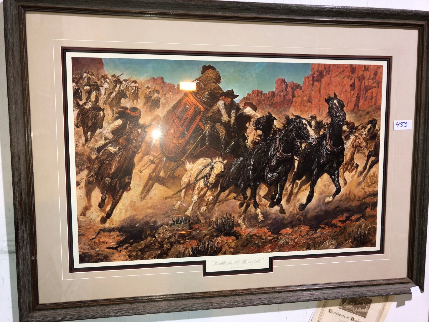 "Trouble for the Butterfields", Arnold Friberg