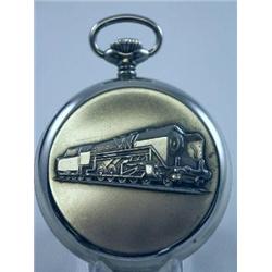 ESTATE WATCH, 17 Jewel, Jean Cardot Railroad Pocket Watch