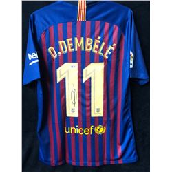 Ousmane Dembele Signed Barcelona Jersey (Beckett COA)