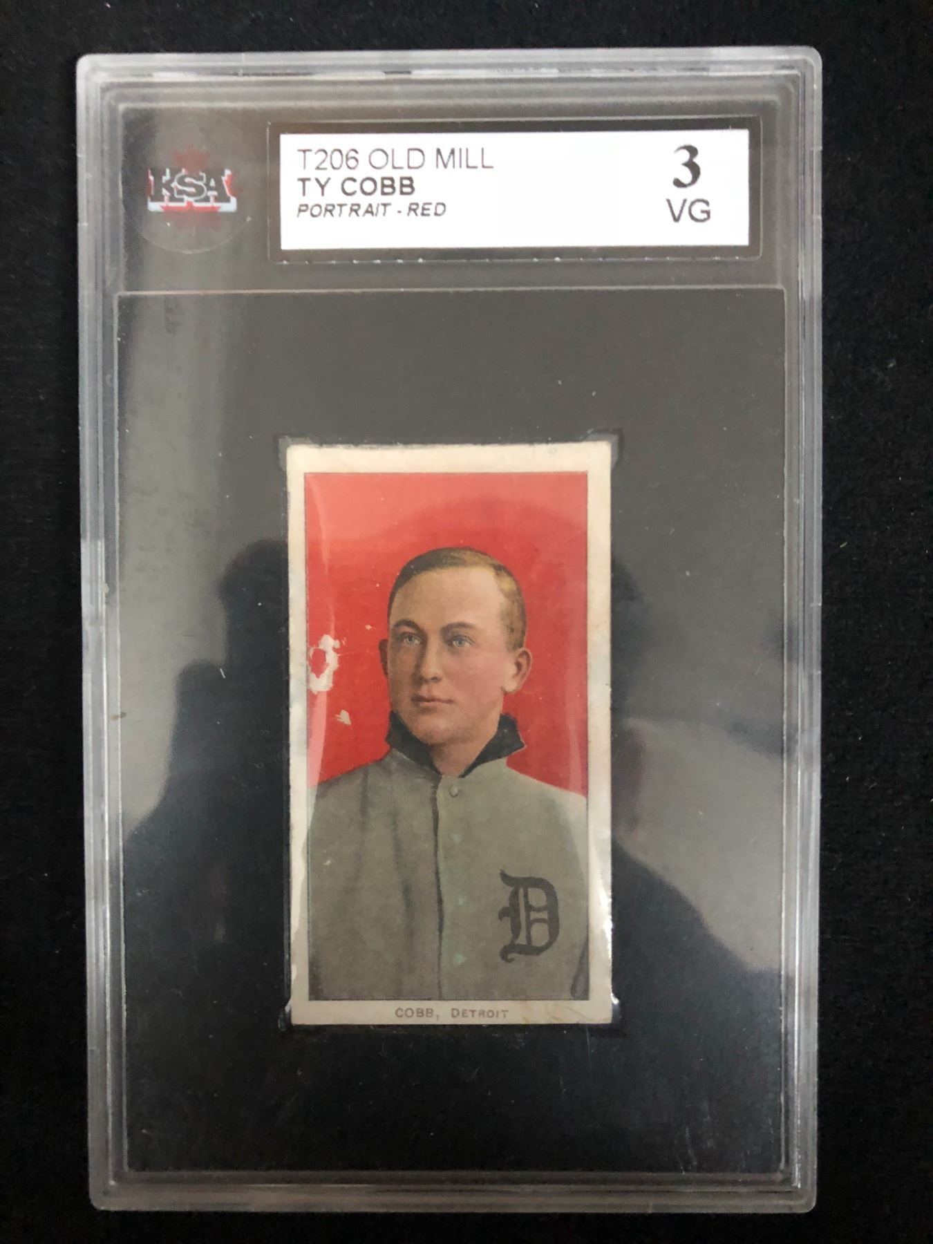 T206 OLD MILL TY COBB PORTRAIT (3 VG)