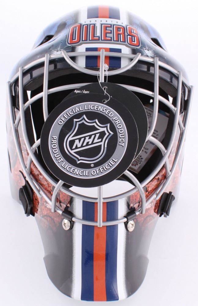 GRANT FUHR SIGNED EDMONTON OILERS GOALIE MASK W/ COA